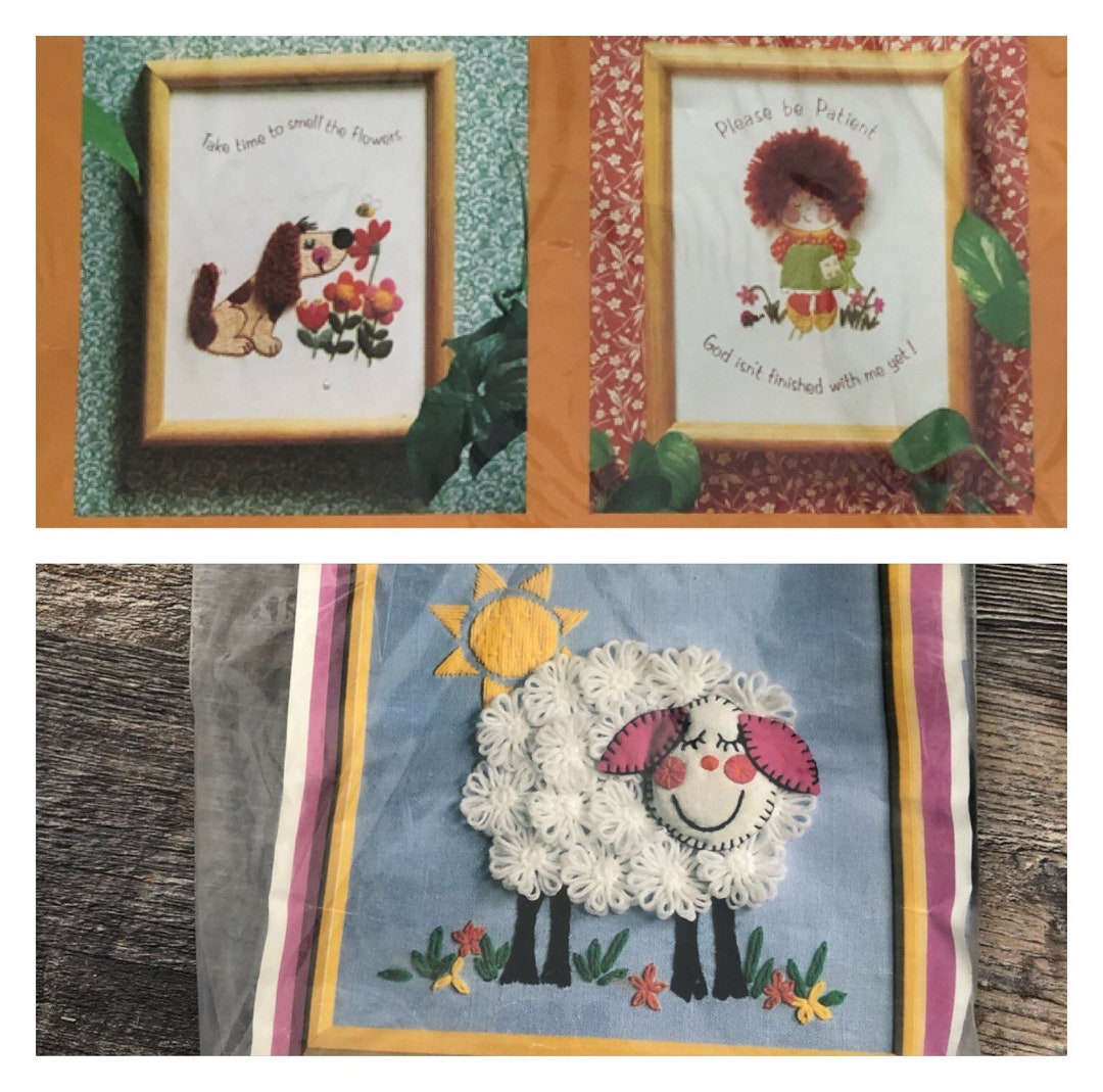 The Creative Kit & Instant Stitchery Kit. New Old Stock. Unopened. Good ...