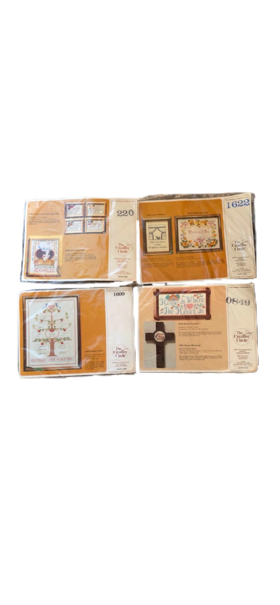 The Creative Circle Vintage Craft Kits. Unopened. Crewel Stitching ...