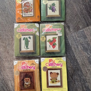 Jiffy Stitchery! Sunset Designs. New Old Stock! Preowned Unopened. YOU ...