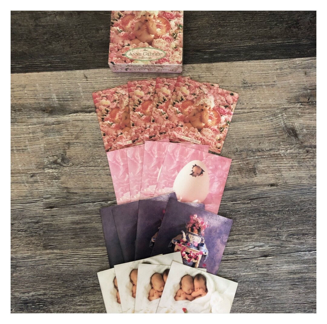 16 Vintage Anne Geddes Note Cards With Envelopes. Portal Brand. 1998 4 ...