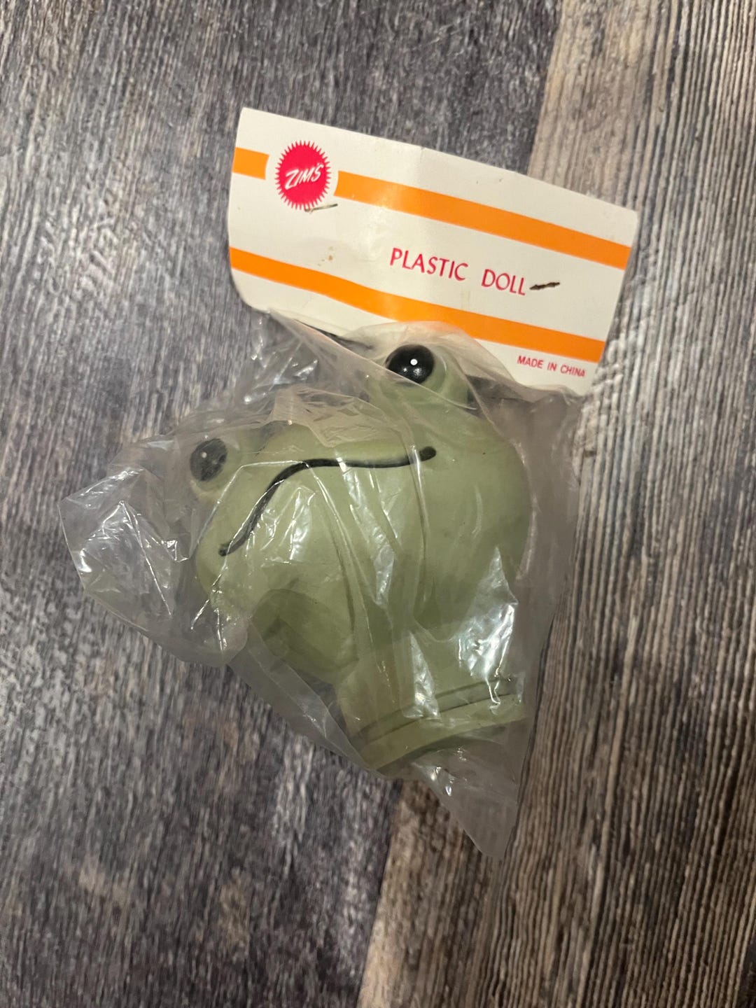 Vintage Zim’s Brand Frog Doll Head! New Old Stock. in Original Package ...
