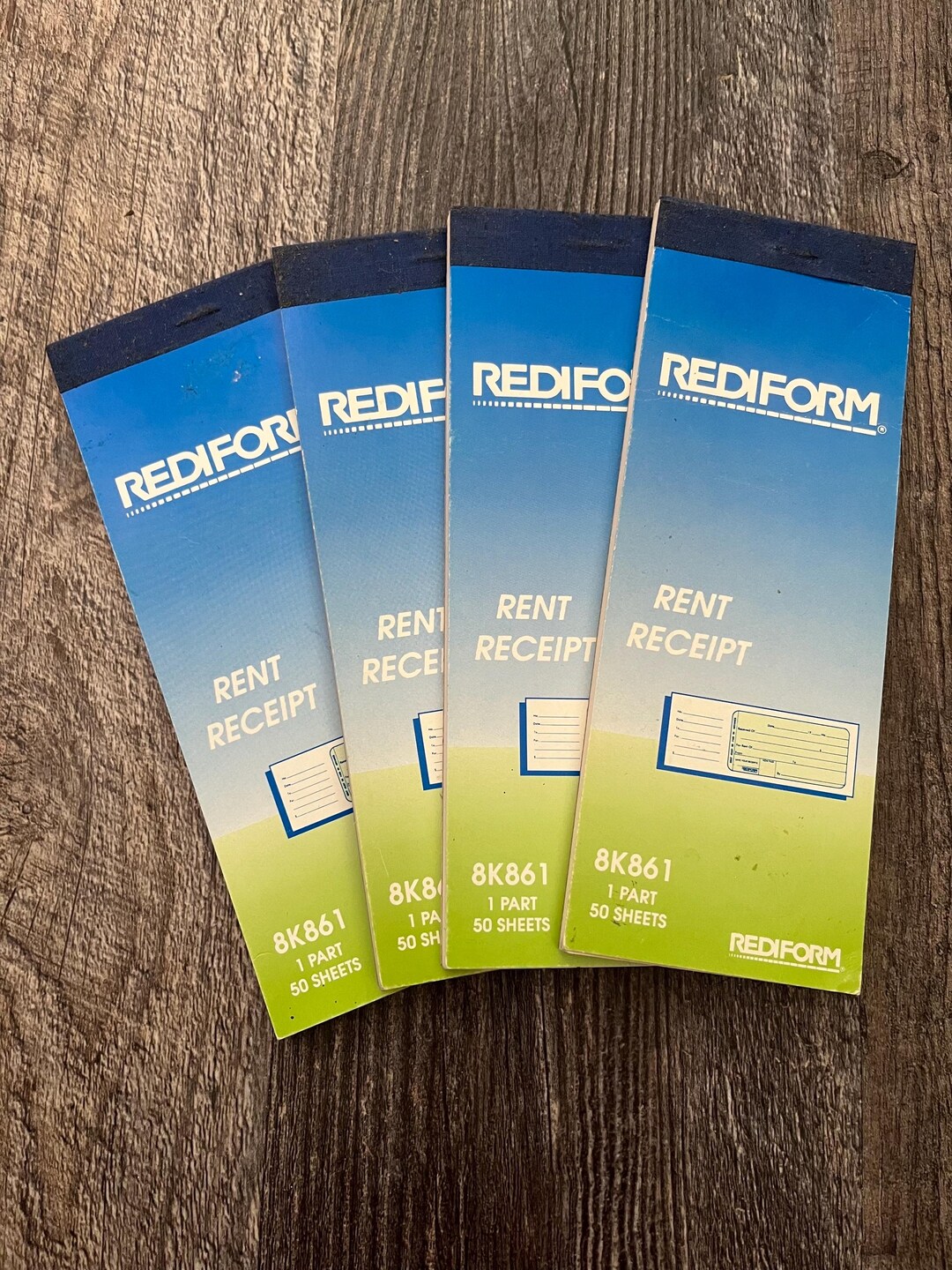 Vintage Rediform Rent Receipt Book. 8K861 1 Part 50 Sheets. Preowned ...