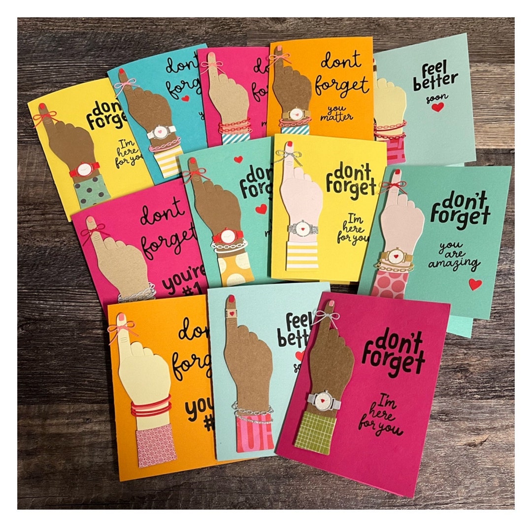 4 Handmade Cards. General Purpose Variety Pack of Greeting Cards! All ...