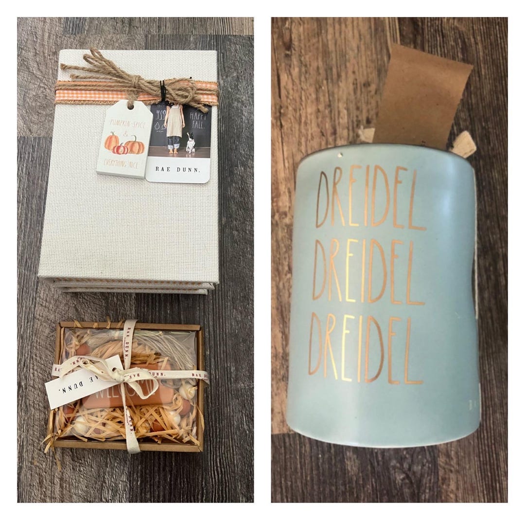 Rae Dunn Super Cute! Fall Deco or Jewish Candle, Decorations! Brand New ...