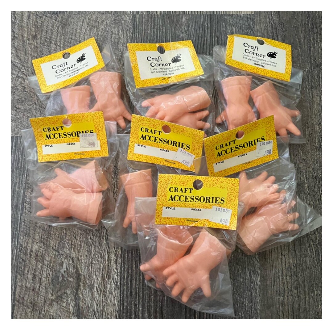 Vintage Craft Corner Doll Hand Arms! Unopened Sealed New Old Stock! YOU ...