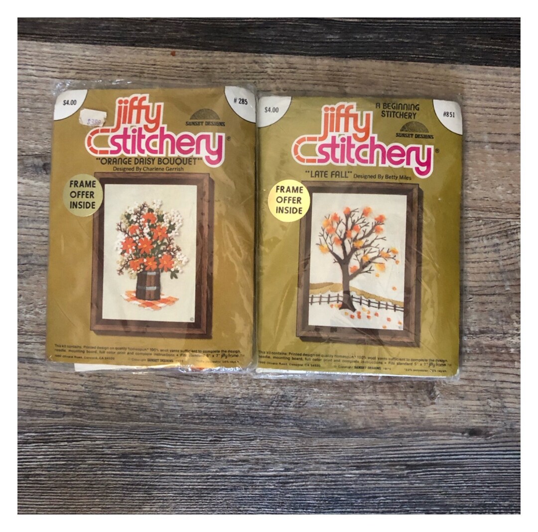 Jiffy Stitchery New Old Stock. Unopened. Good Pre Owned Condition. YOU ...