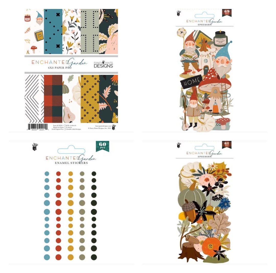 Fancy Pants Designs! Enchanted Garden Collection! Scrapbooking Paper ...
