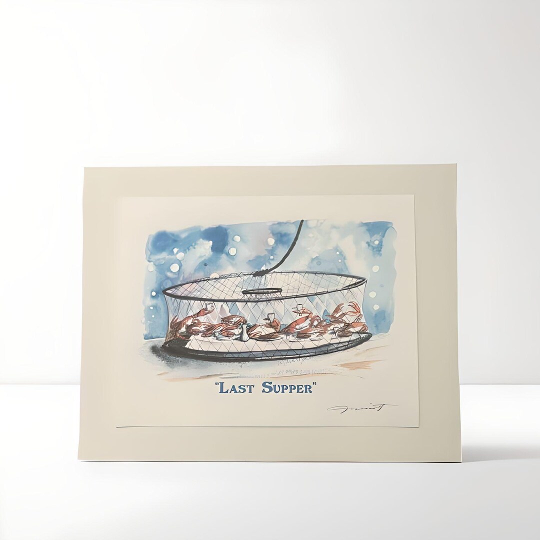 Vintage Watercolor Artist Print Original Signed by the Artist Don ...