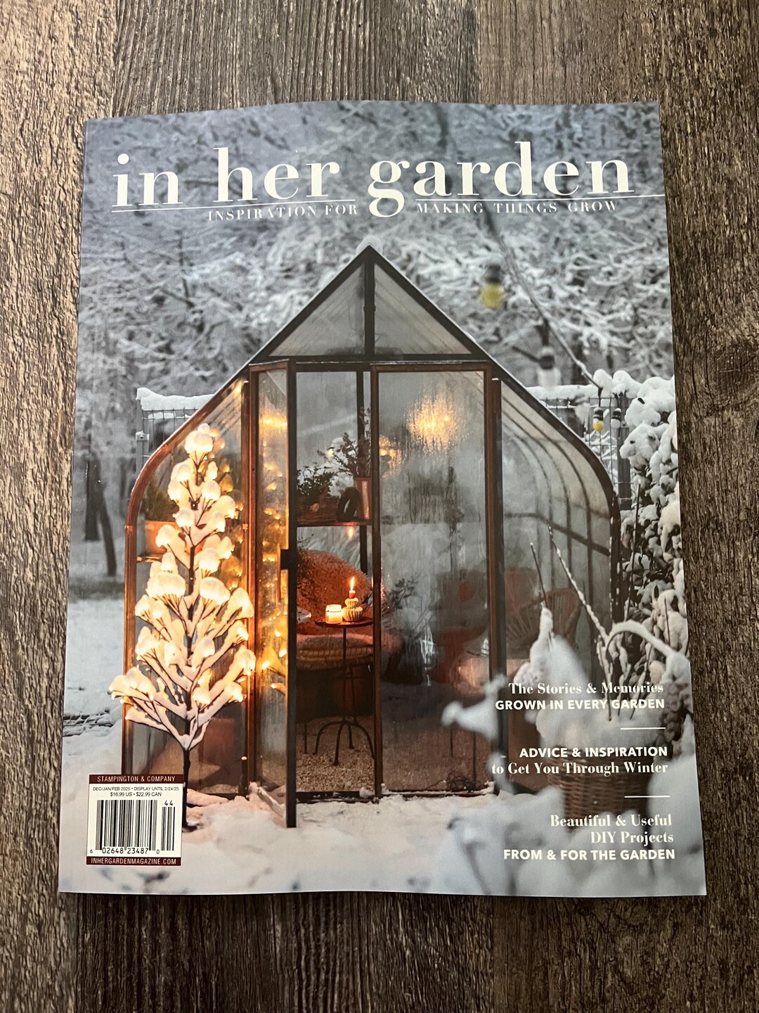 IN Her GARDEN Stampington & Co Magazine. December January February 2025 ...