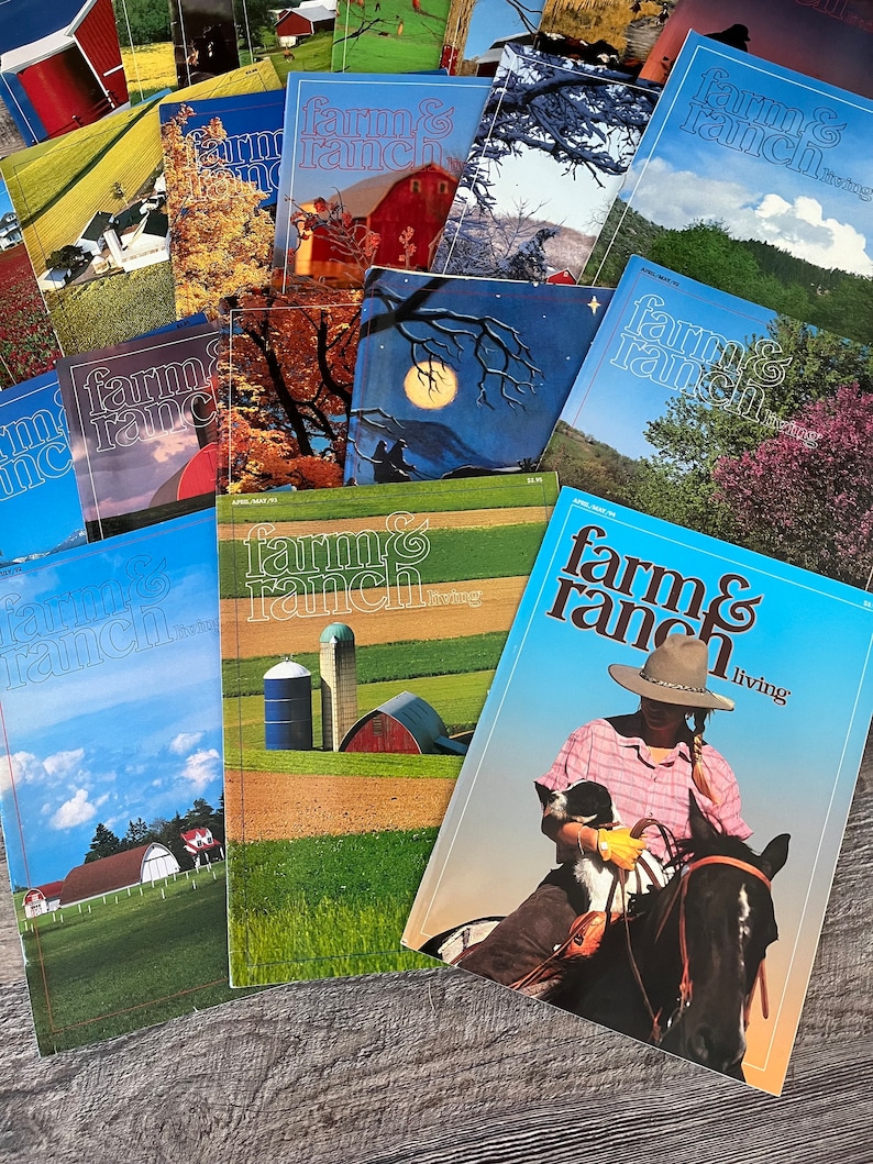 Vintage Farm & Ranch Magazines! 1983-1994 Good Condition. YOU CHOOSE ...