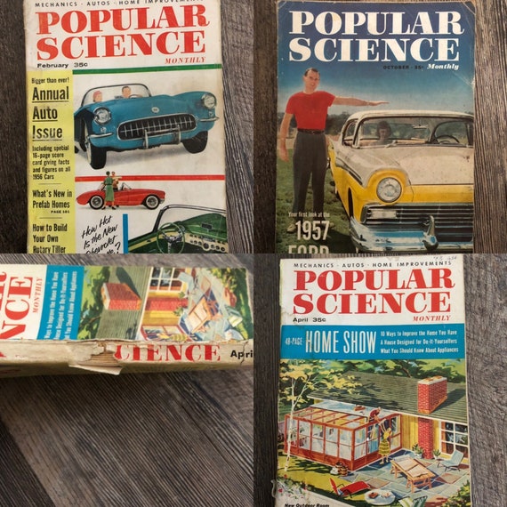 Vintage Popular Science Magazine
