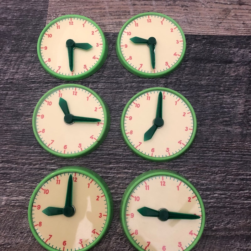 Mini Vintage Analog Clock - Etsy