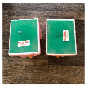 Polly Pal Chalkware Pink Bookends & Pencil Holder Set 1976 Made in ...