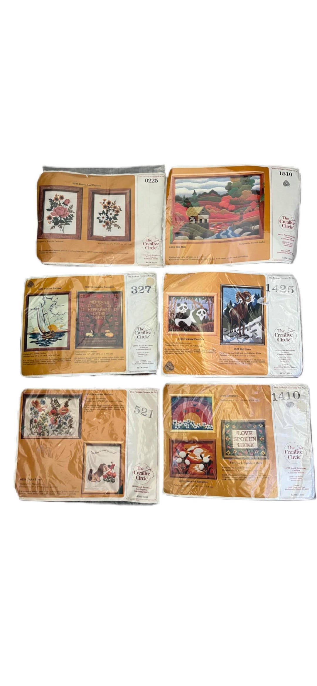 The Creative Circle Vintage Craft Kits. Unopened. YOU CHOOSE. - Etsy