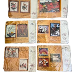 The Creative Circle Vintage Craft Kits. Unopened. YOU CHOOSE. - Etsy