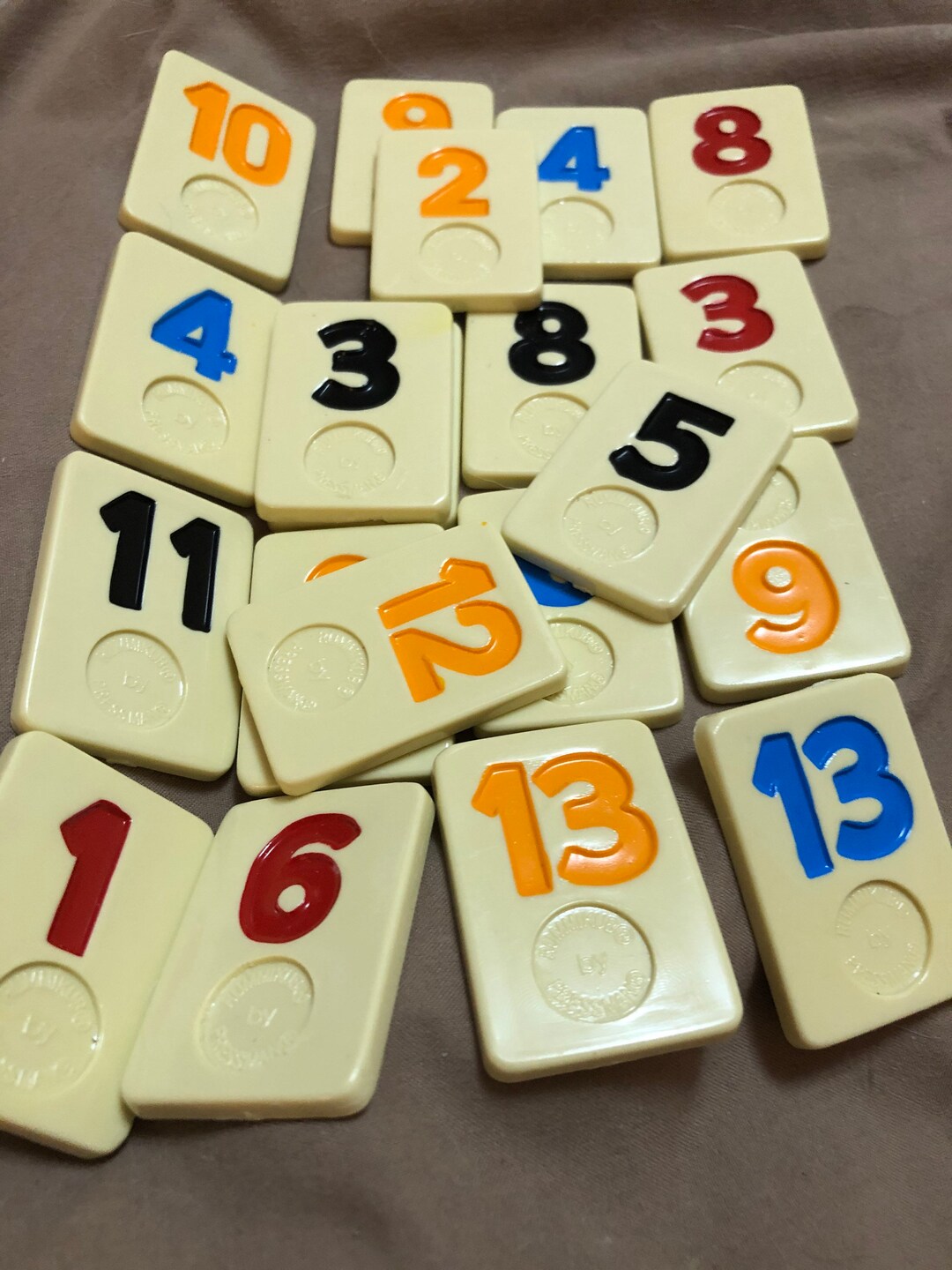 10 Heavy Plastic Number Game Pieces Pieces Great for Mixed - Etsy