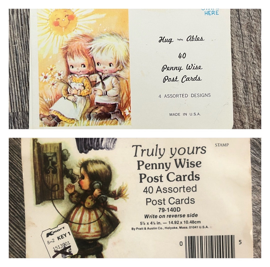 Vintage Penny Wise Postcards on Pad. USA. Great Pre Owned Condition ...