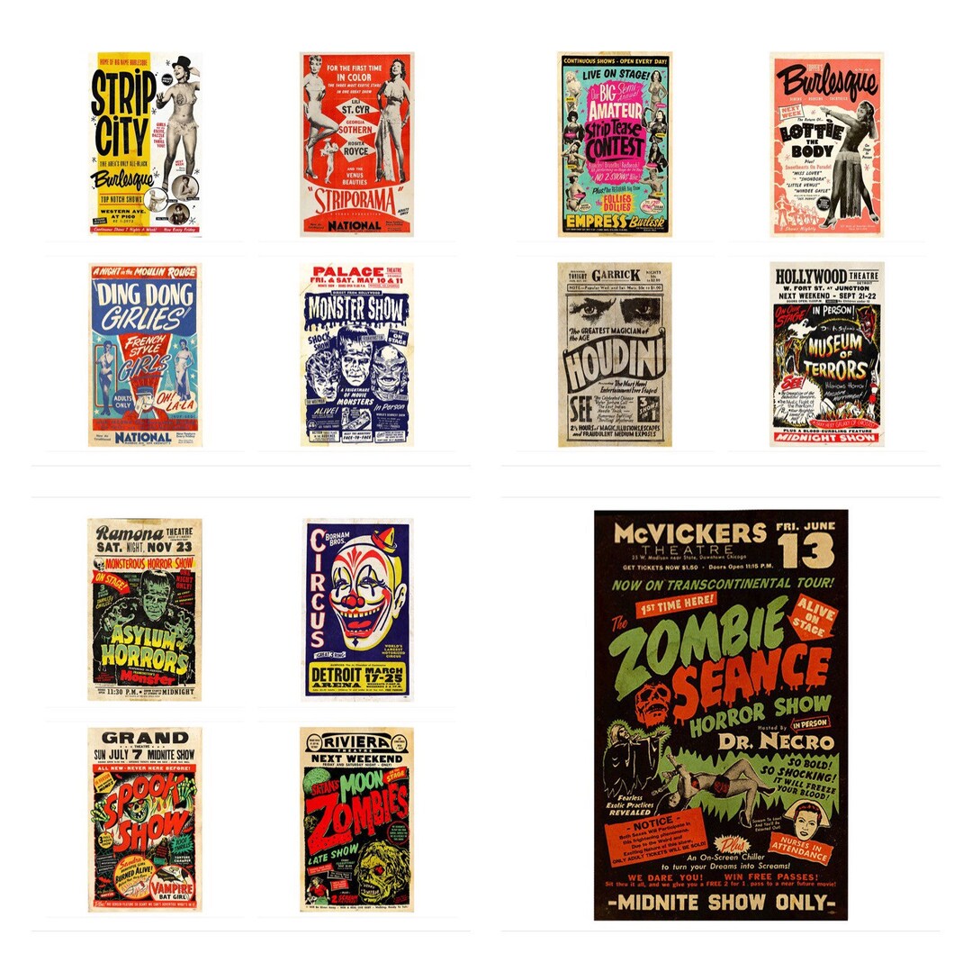Sale Retro a Go Go Prints Posters You Pick 11x17 - Etsy