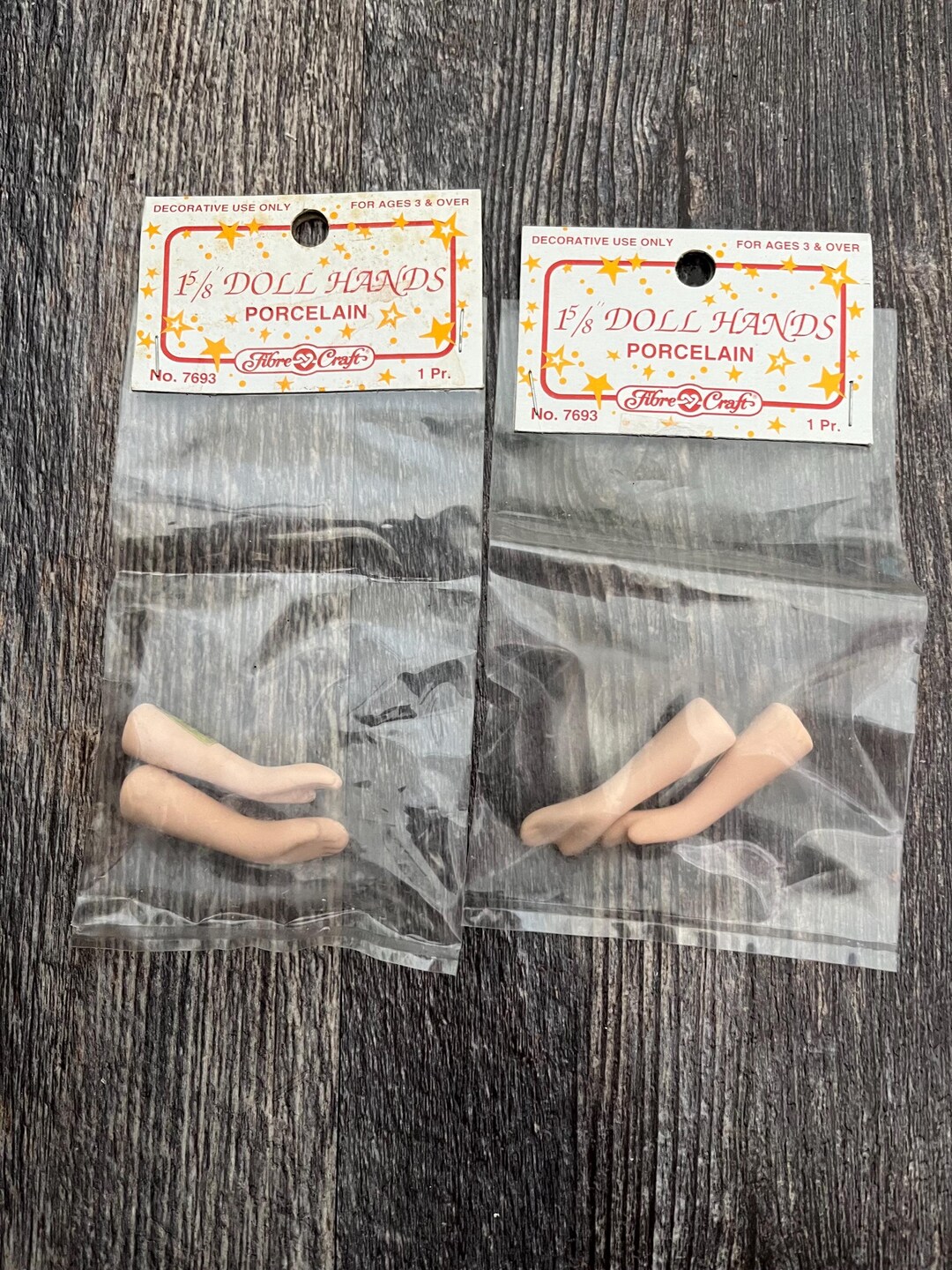 Vintage Fibre Craft Angel PORCELAIN Doll Arms. 1 5/8” Long. #7693 New ...