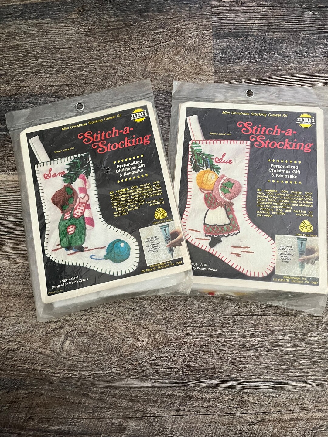Vintage Needlemagic Inc NMI Stitch-a-stocking. New Old Stock. Unopened ...