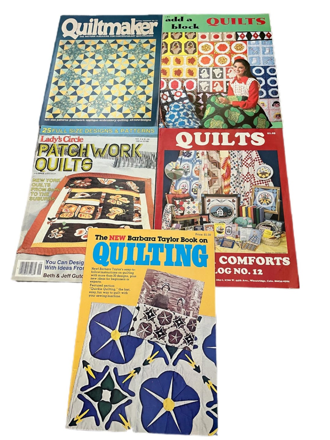 Vintage Various Quilting Magazines 1970s-1980s. Pre Owned Good ...