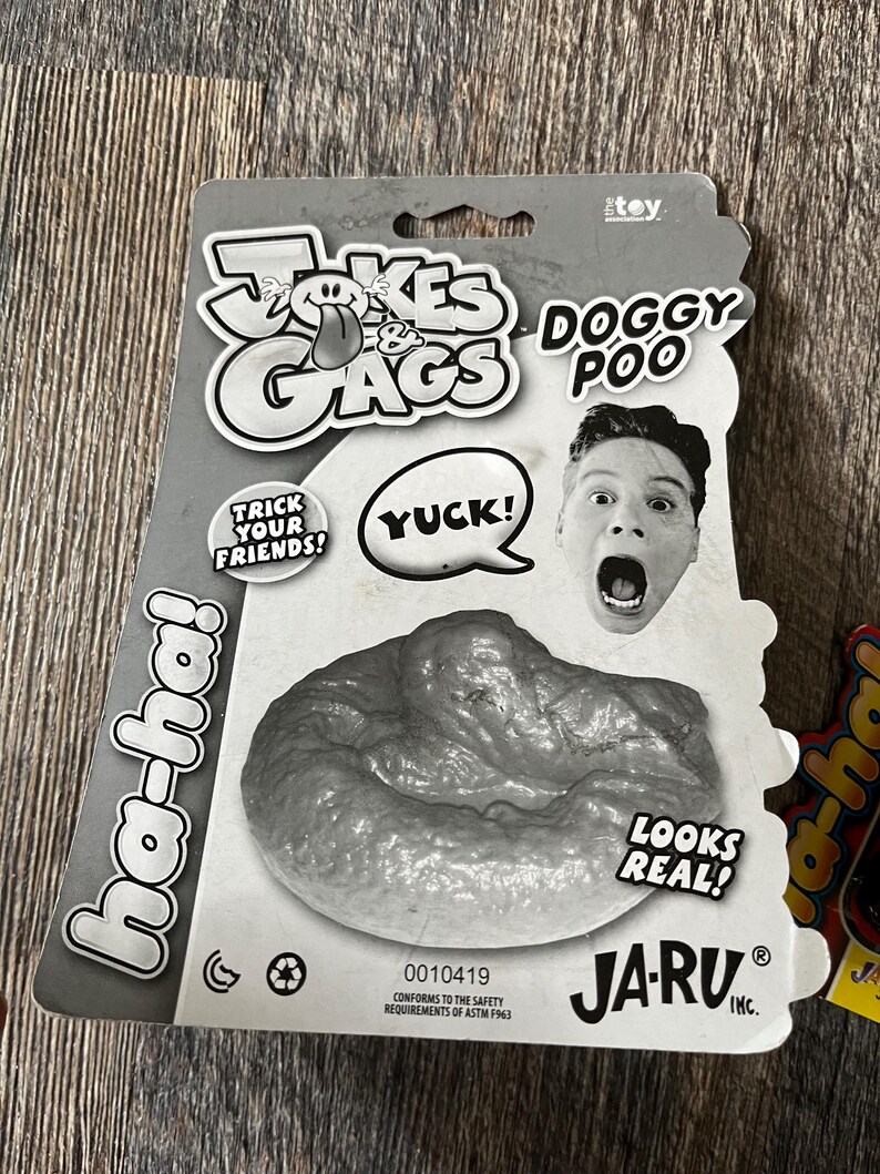 Jokes & Gags Prank Gift, Toy, Fake Dog Poop or Funny Teeth 2 Pack. Pre ...