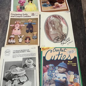 Vintage Lot of 20 Different Doll Patterns Instructions Booklets ...