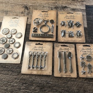 METAL Idea-ology - Tim Holtz - METAL Embellishments. You Choose! - Etsy