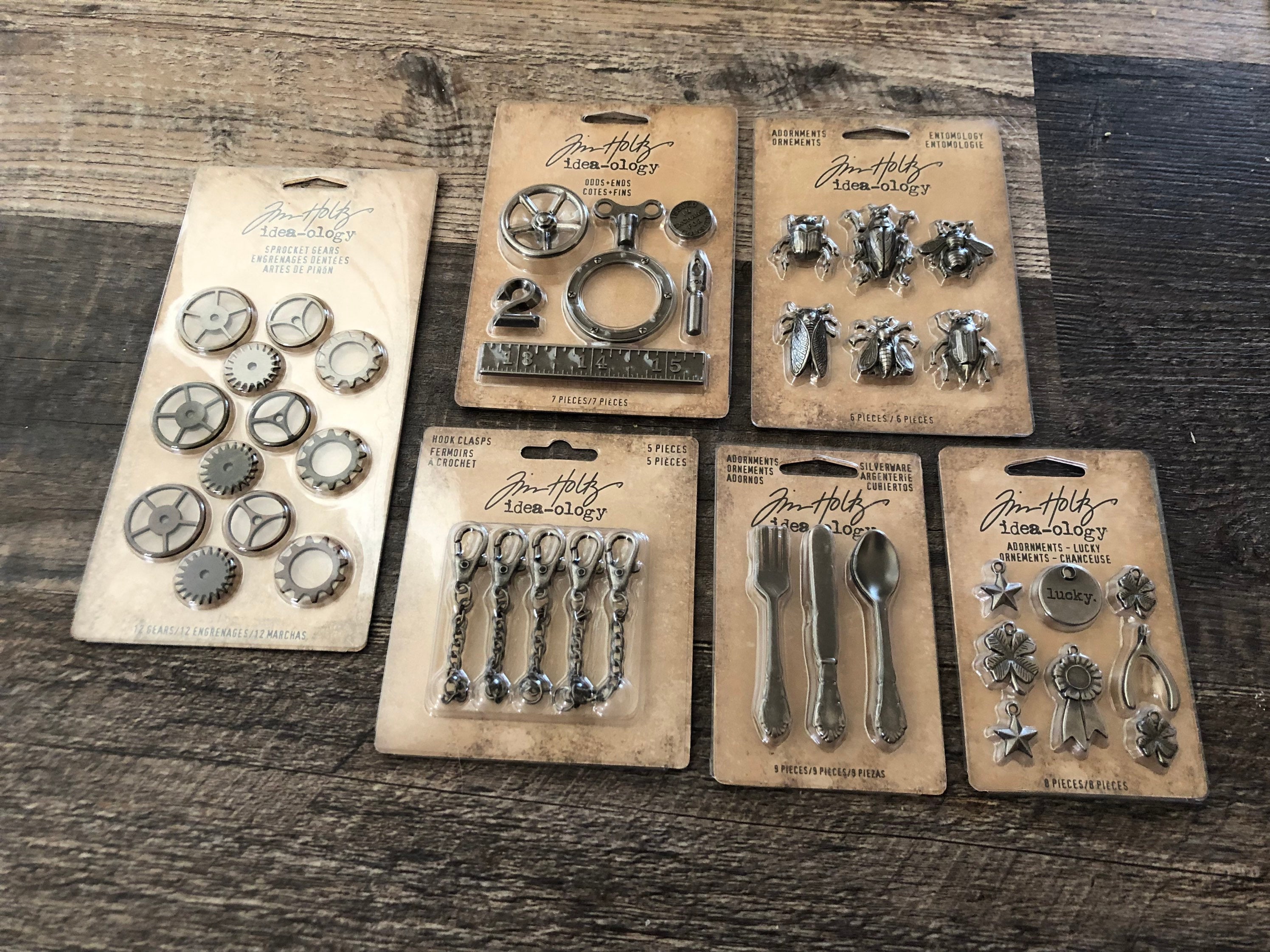METAL Idea-ology Tim Holtz METAL Embellishments. You - Etsy