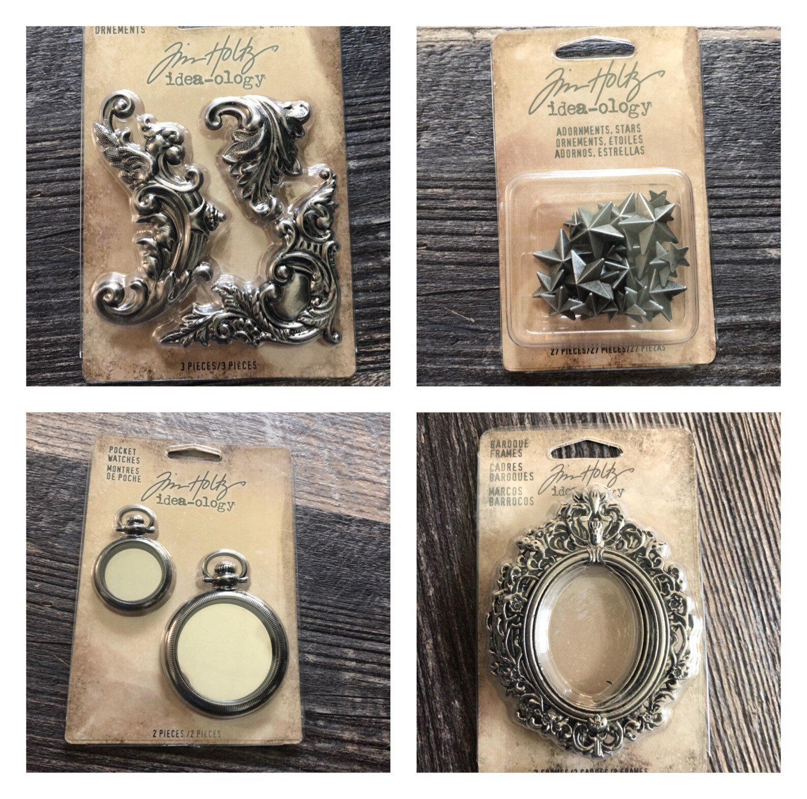 METAL Idea-ology Tim Holtz METAL Embellishments. You - Etsy