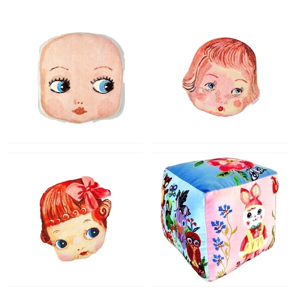 Nathalie Lete Doll Pillow - Etsy