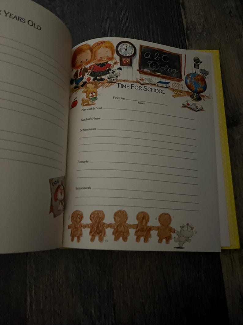 Vintage Sanitoy Brand "here I Am" Baby's Biography Baby Book. 1979 Pre ...