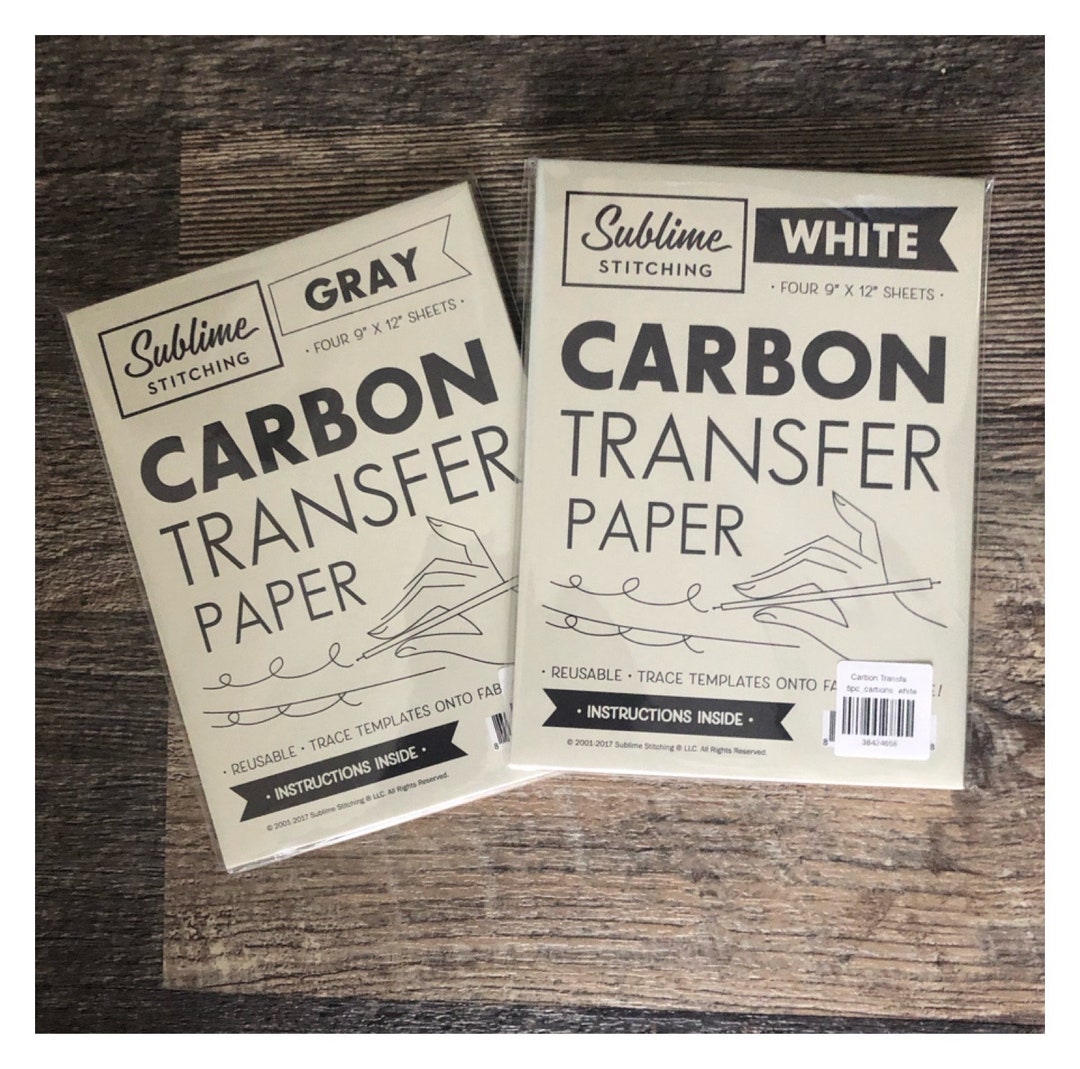 Sublime Stitching. Carbon Transfer Papers! White or Grey! You Choose ...