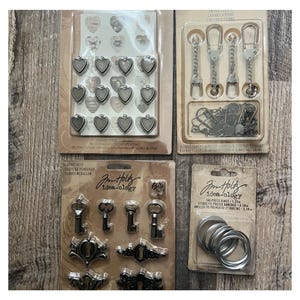 METAL Idea-ology - Tim Holtz - METAL Embellishments. You Choose! - Etsy