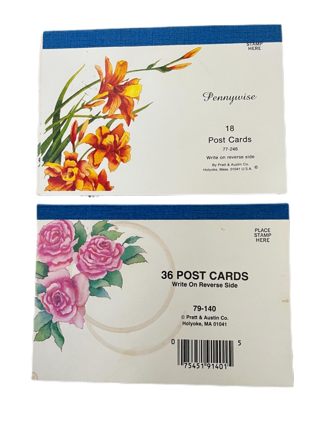 Vintage Pratt and Austin Co. Pennywise Post Cards Books! Flowers ...