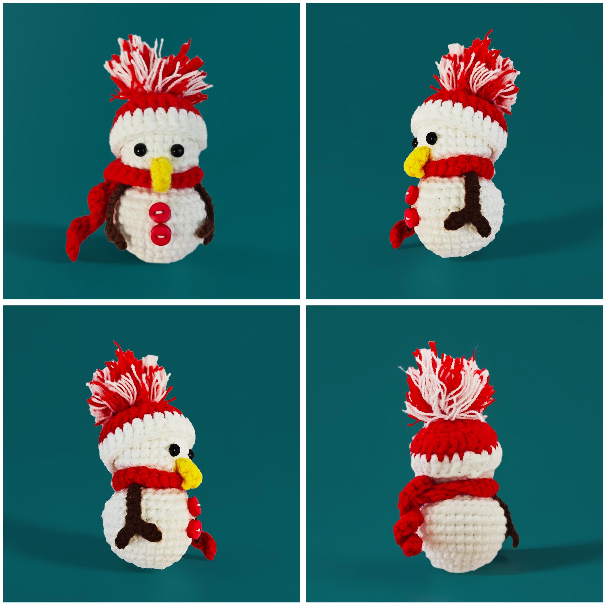 Snowman Crochet Pattern PDF Easy Crochet Snowman Amigurumi Pattern ...