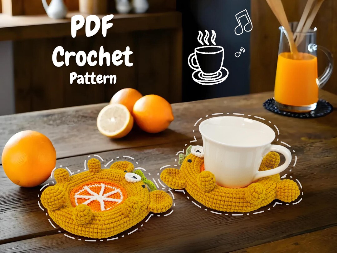 Crochet Bear Coaster Pattern - Amigurumi Bear - Crochet Bear Coaster ...