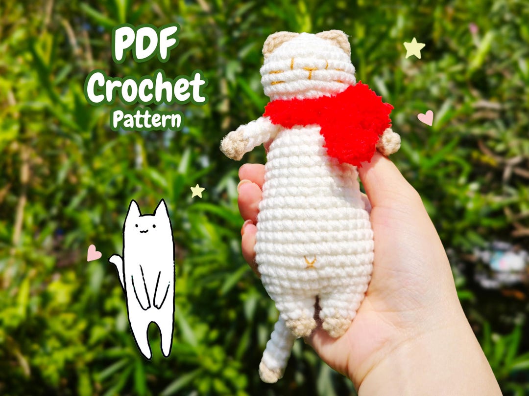 Crochet Cute Animal Pattern - Cute Cat Crochet Pattern - Crochet Cute ...