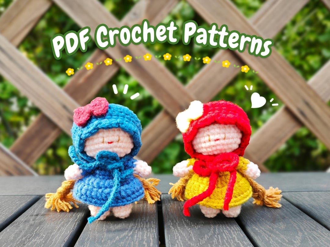 Crochet Pattern - Crochet Cute Girl - Amigurumi Girl - Crochet Girl ...