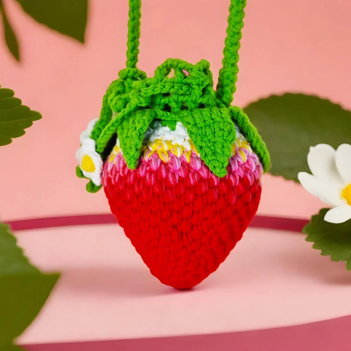 CROCHET PATTERN - Crochet Strawberry Bag Pattern - Amigurumi Bag PDF ...