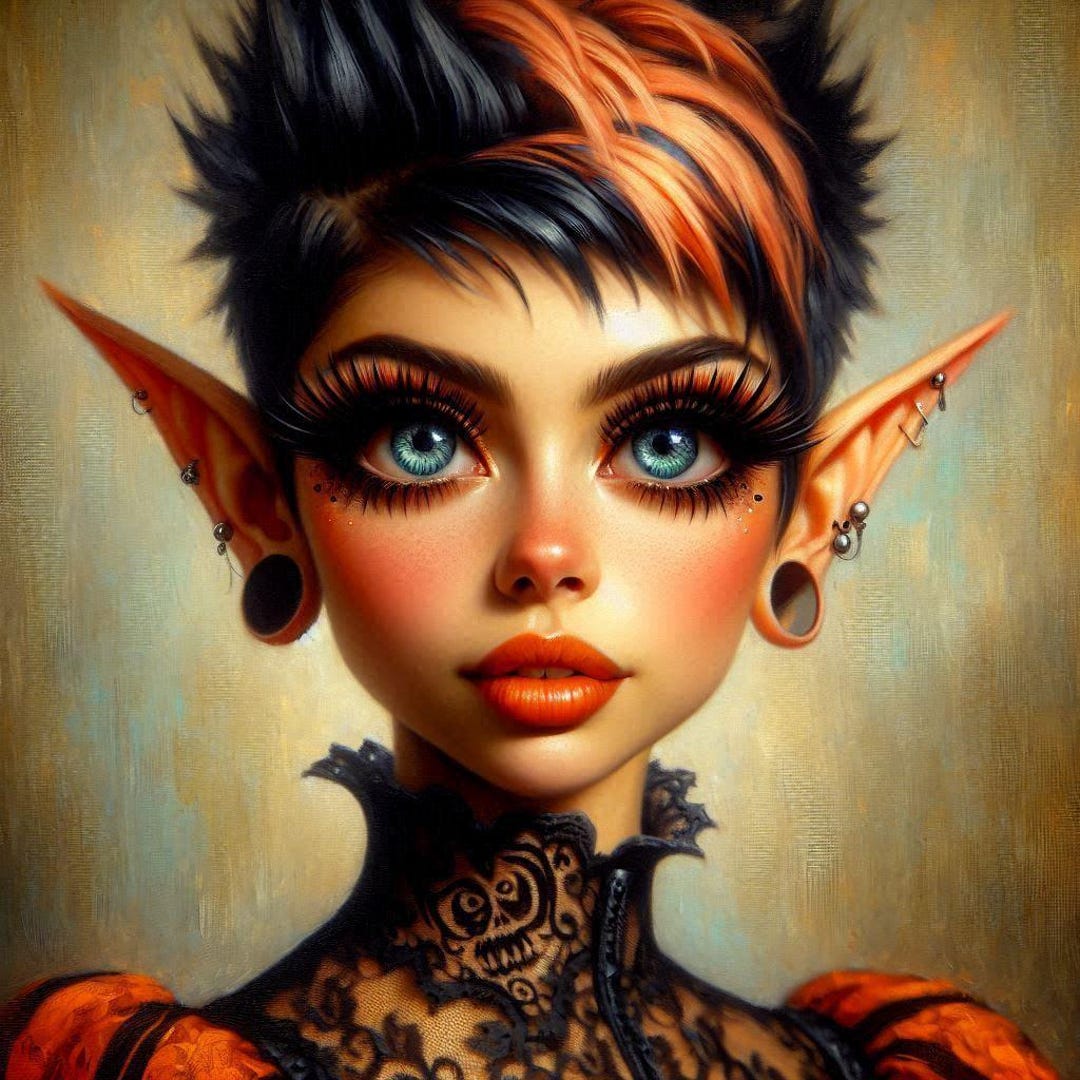 Punk Pixie Elf - Etsy