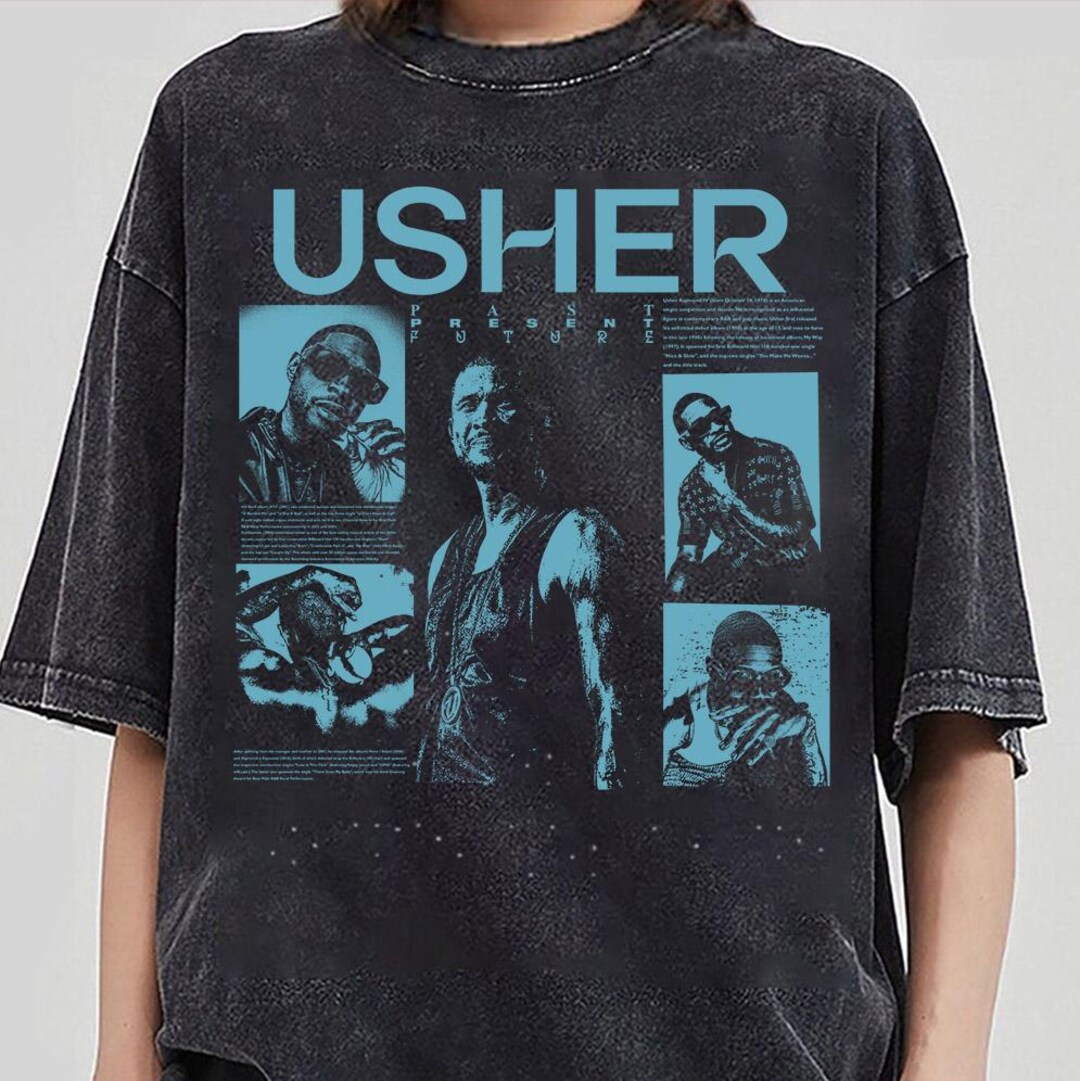 Retro Usher Png, Usher Png, Vintage 90s Usher Png V3, Usher Tee, Usher ...