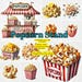 Popcorn Stand High-quality Clipart Bundle - Royalty-free Vector Images ...
