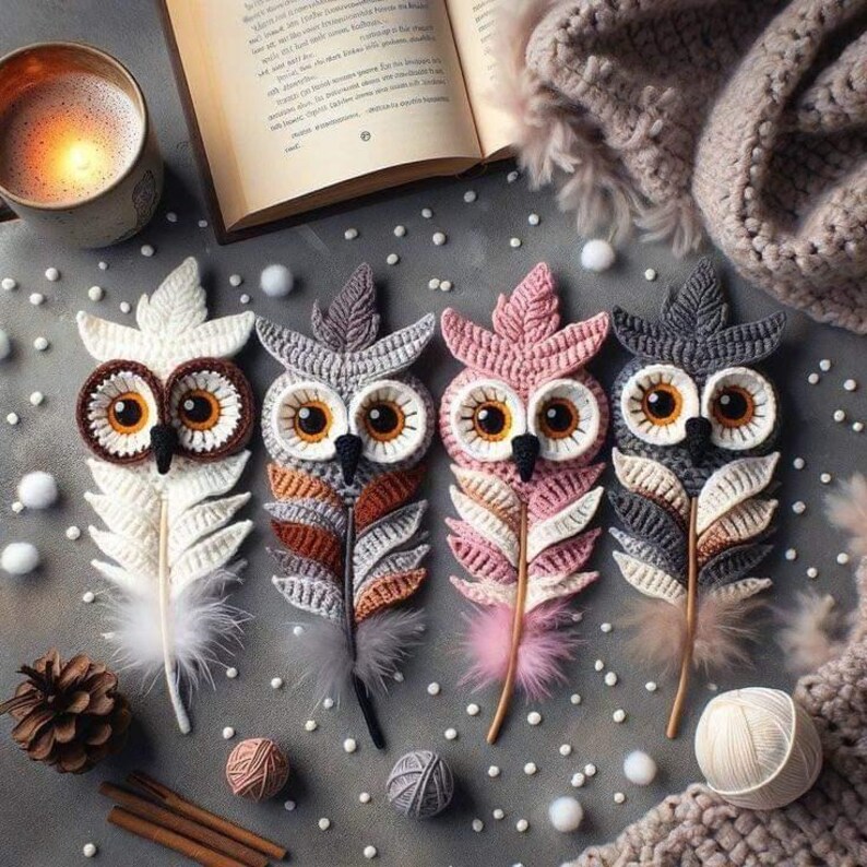 Owl Bookmark (pattern) - Etsy Canada