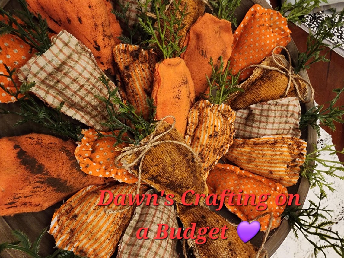 Primitive Doughbowl Carrots - Etsy