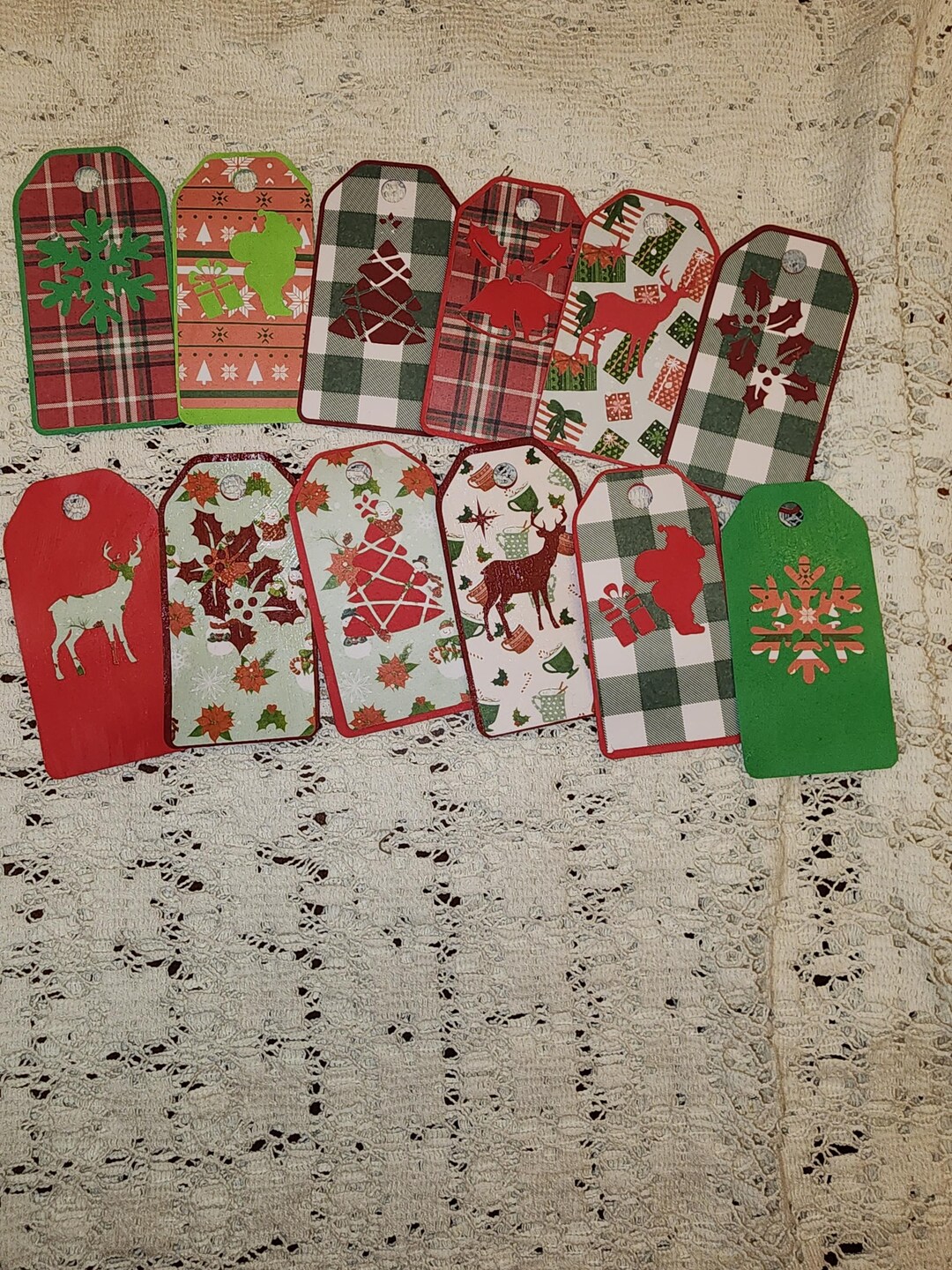 Homemade Holiday Gift Tags - Etsy