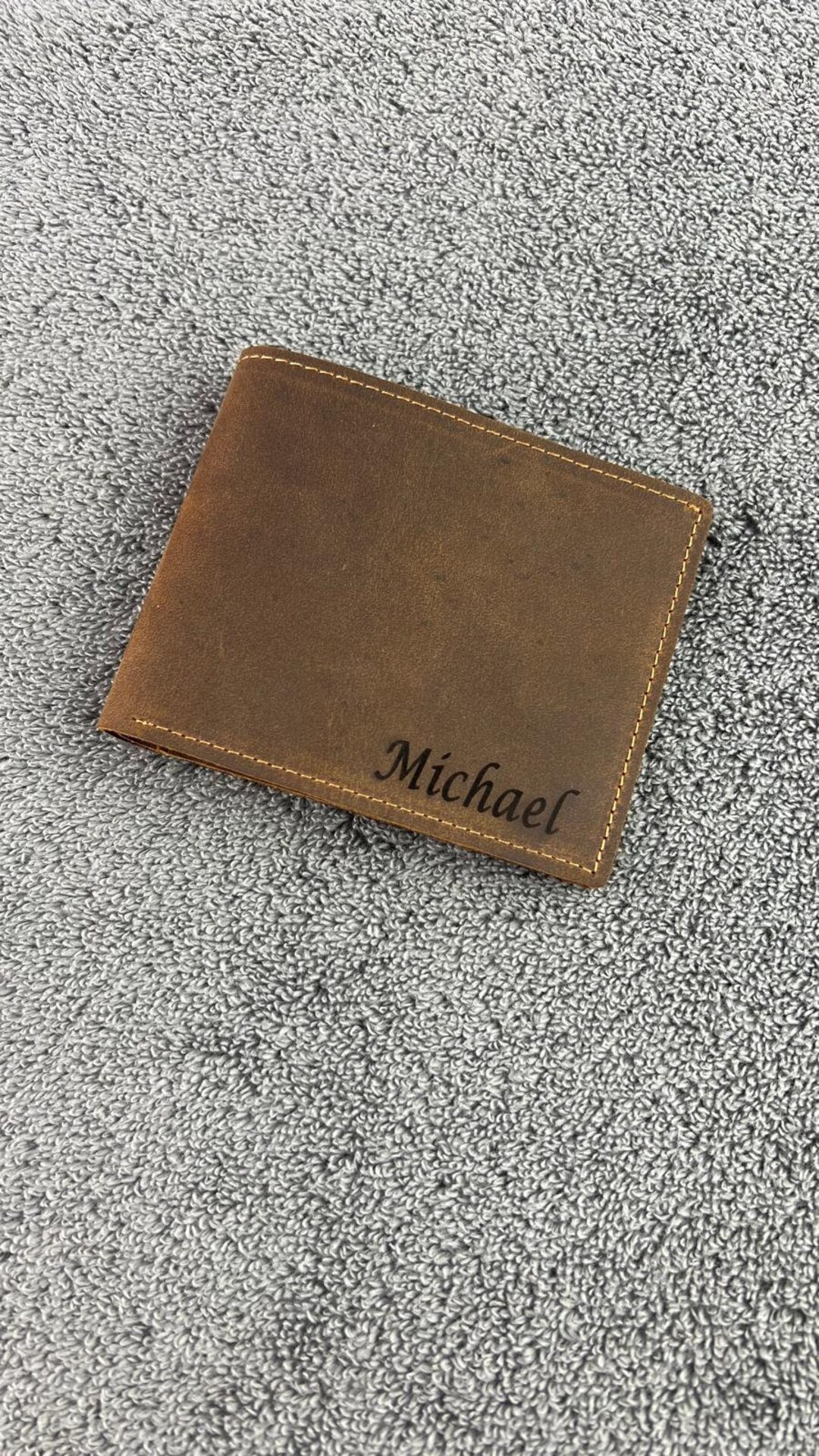 Premium Class Full Grain Genuine Leather Personalized Men Wallet High ...