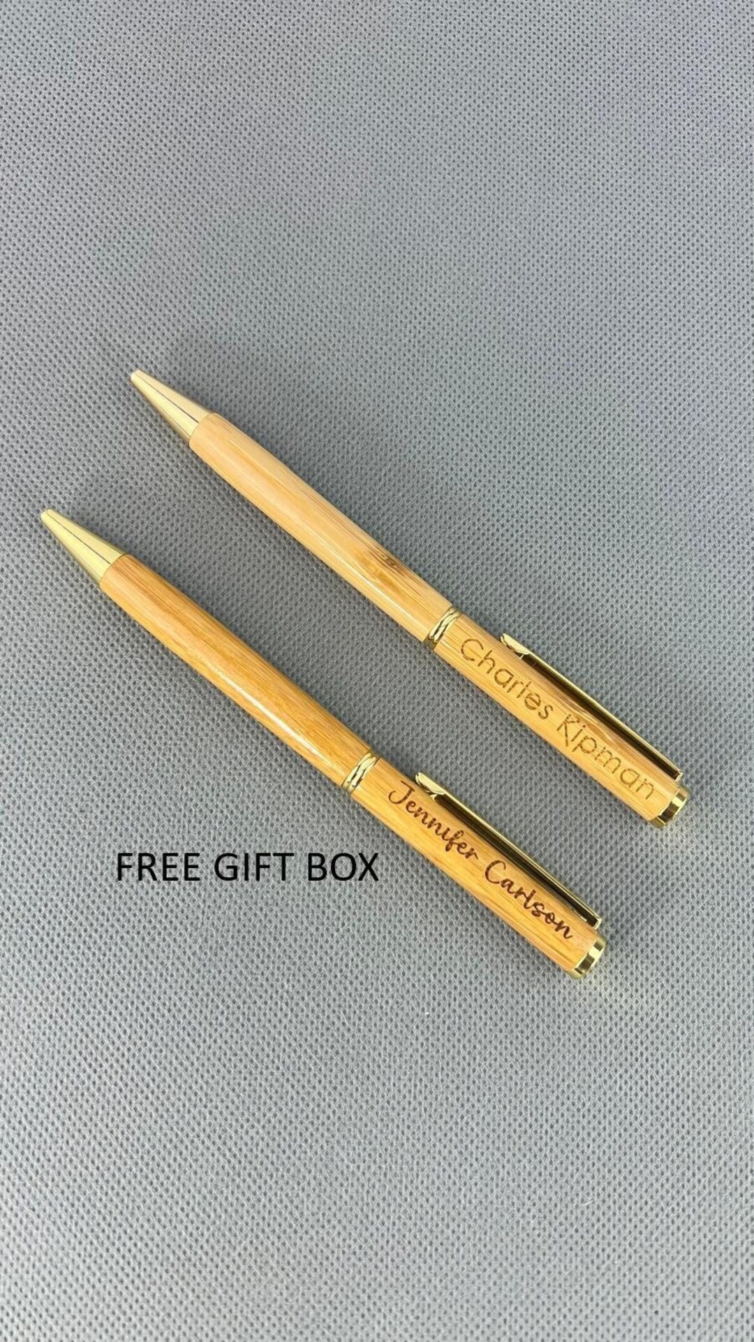 Handmade Personalized Natural Wood Pen: Custom Engraved Gift - Etsy