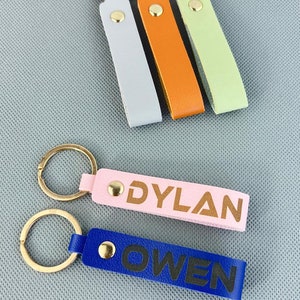 American Football Leather Keychains Personalized Football Gift for ...