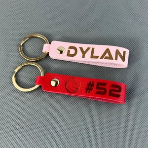 Personalized Volleyball Keychains Stylish Volleyball Accessory ...